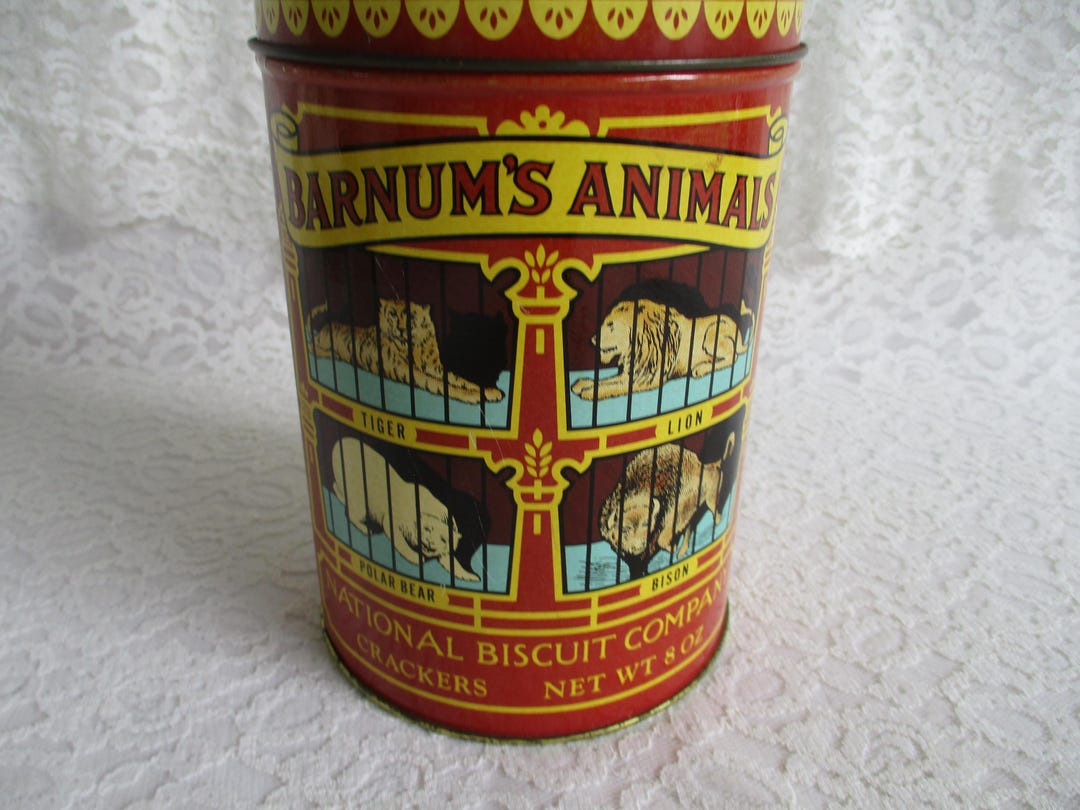 Vintage 1979 Barnum's Animal Cracker Tin - Etsy