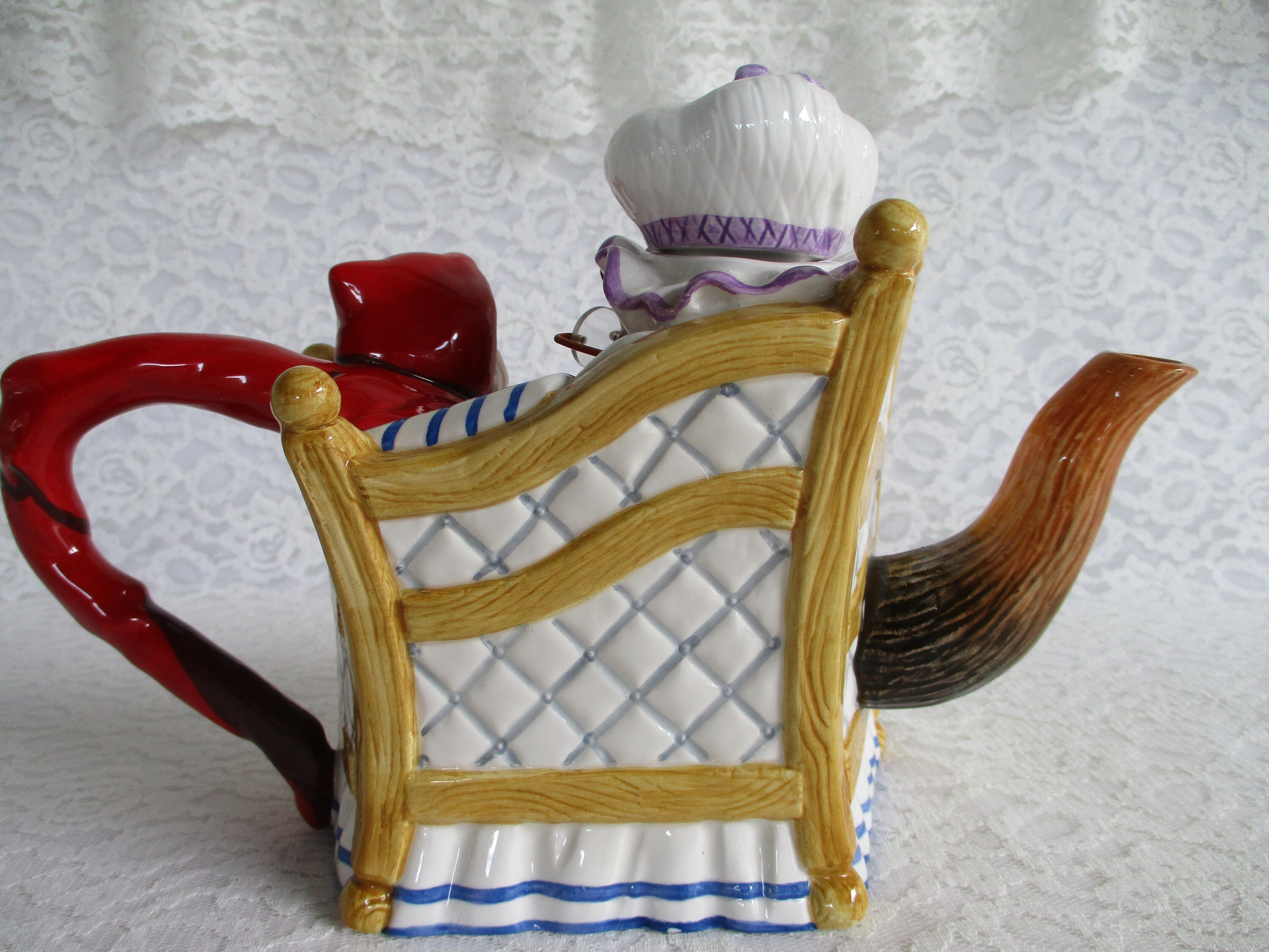 Vintage Dept 56 Little Red Riding Hood Teapot - Etsy