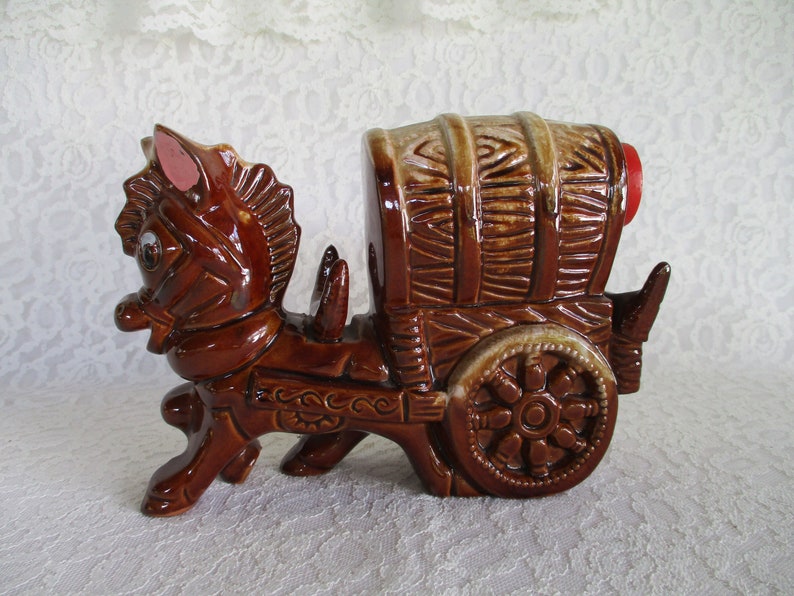Vintage Japan Donkey and Cart - Etsy