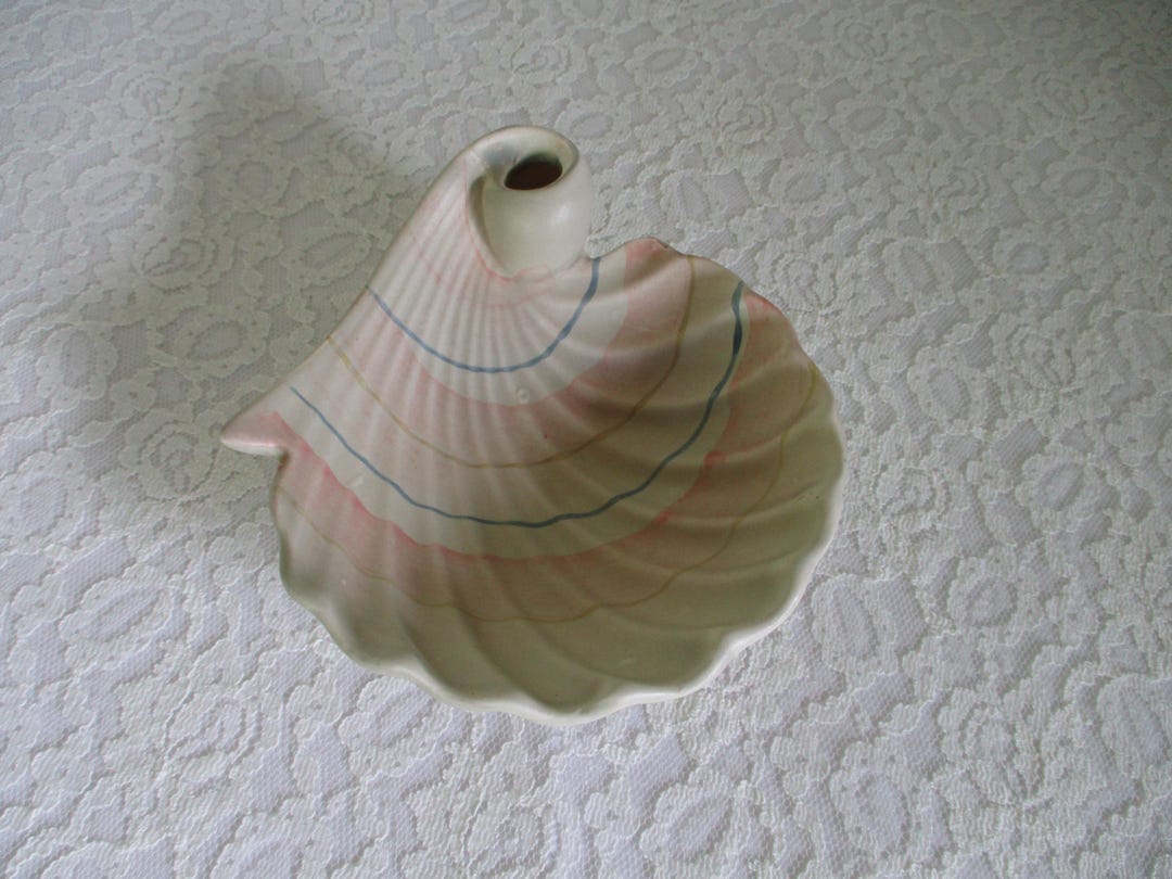 Vintage Ceramic Seashell Soap Dish - Etsy