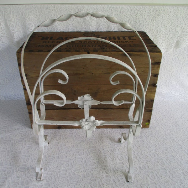 Iron Magazine Rack - Etsy