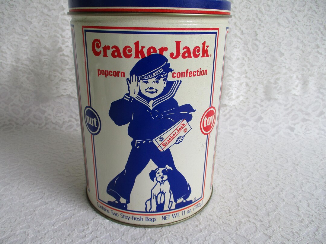 Vintage 1990 Cracker Jack Tin - Etsy