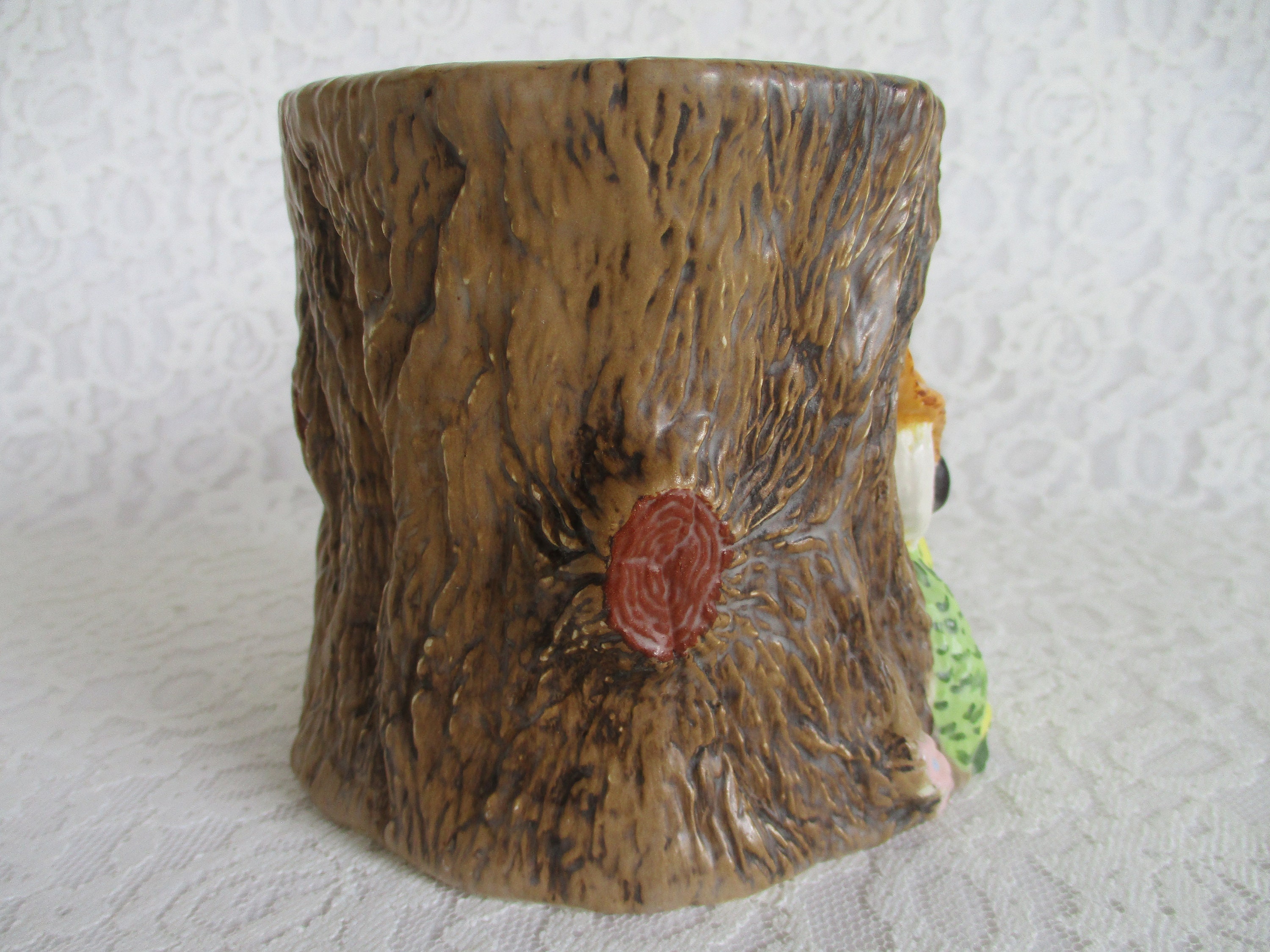 Vintage Owl in a Tree Stump Mug - Etsy