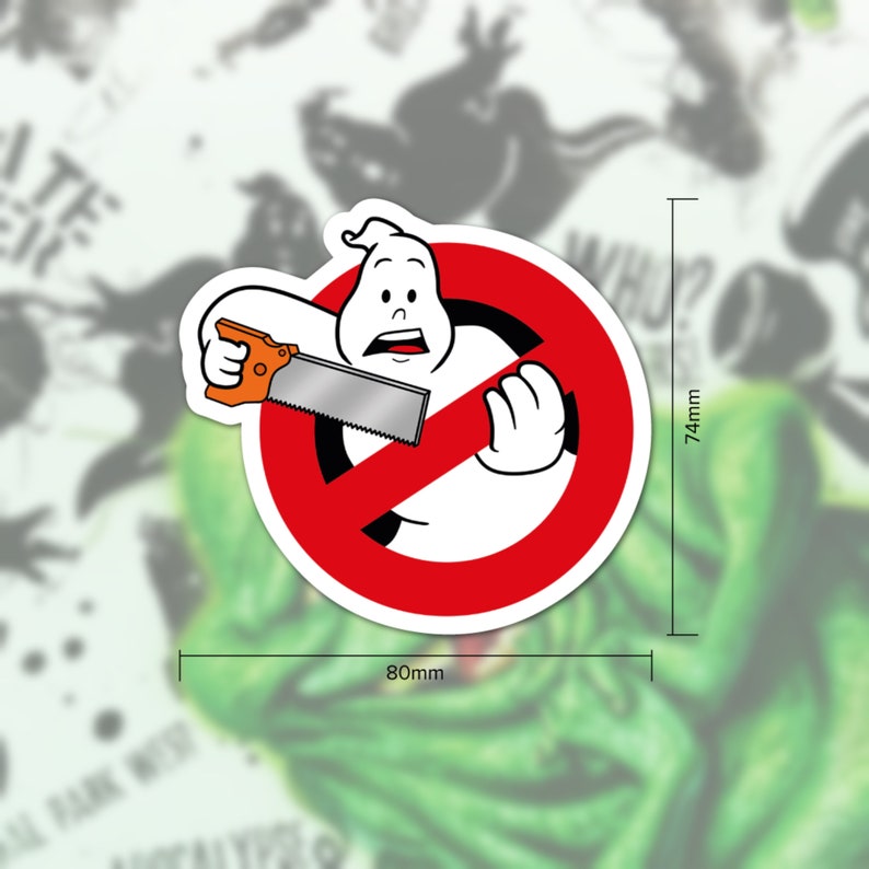 Real Ghostbusters Logo Sticker Pack sawing Bored & Upside - Etsy