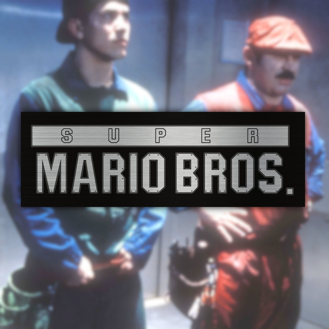 Super Mario Bros. Movie 1993 Logo Metallic Sticker - Etsy