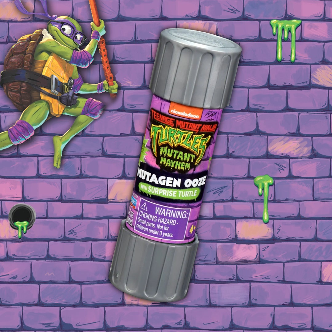 TMNT Mutagen Ooze W/ Baby Turtle Figure - Etsy