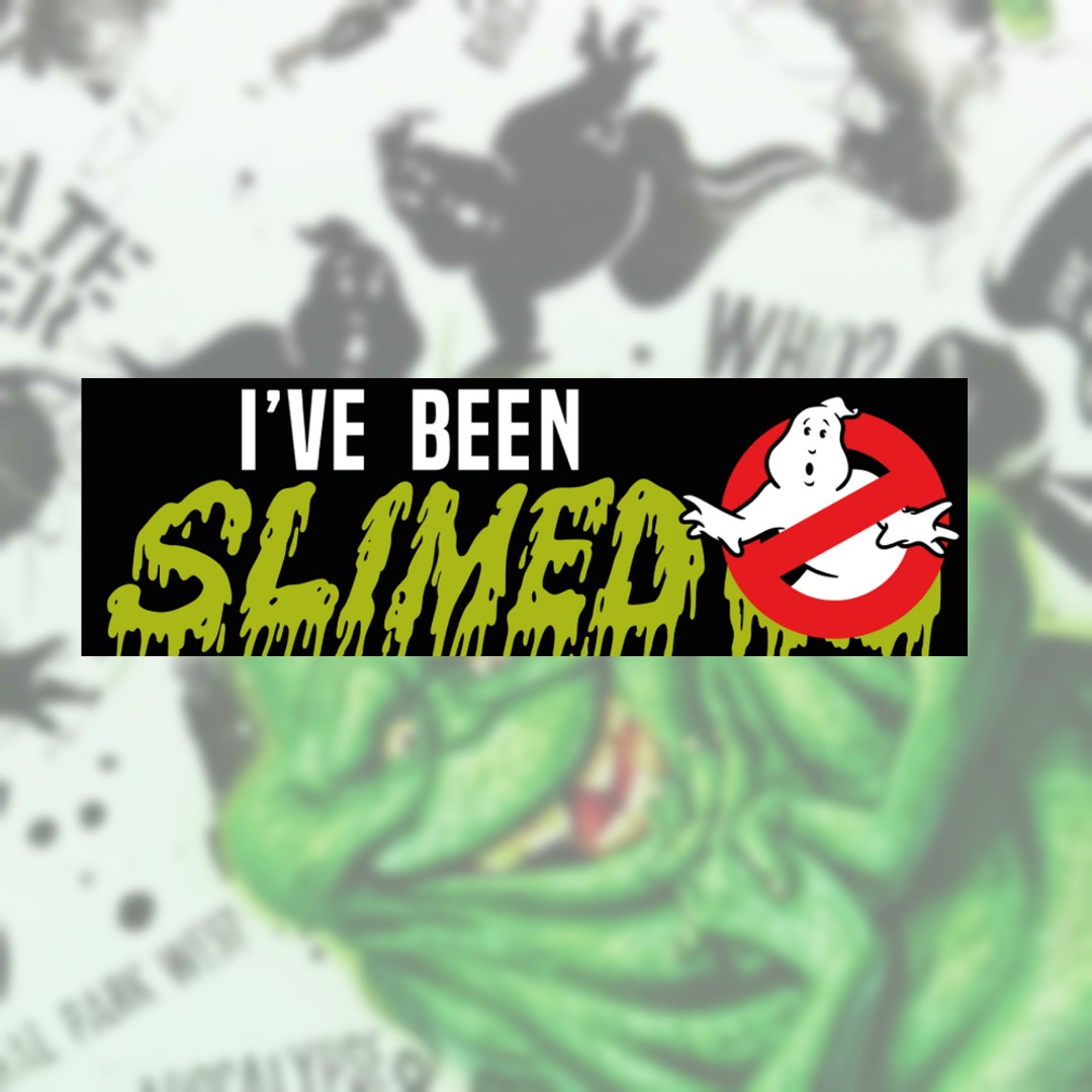 Ghostbusters I've Been Slimed Replica Sticker - Etsy