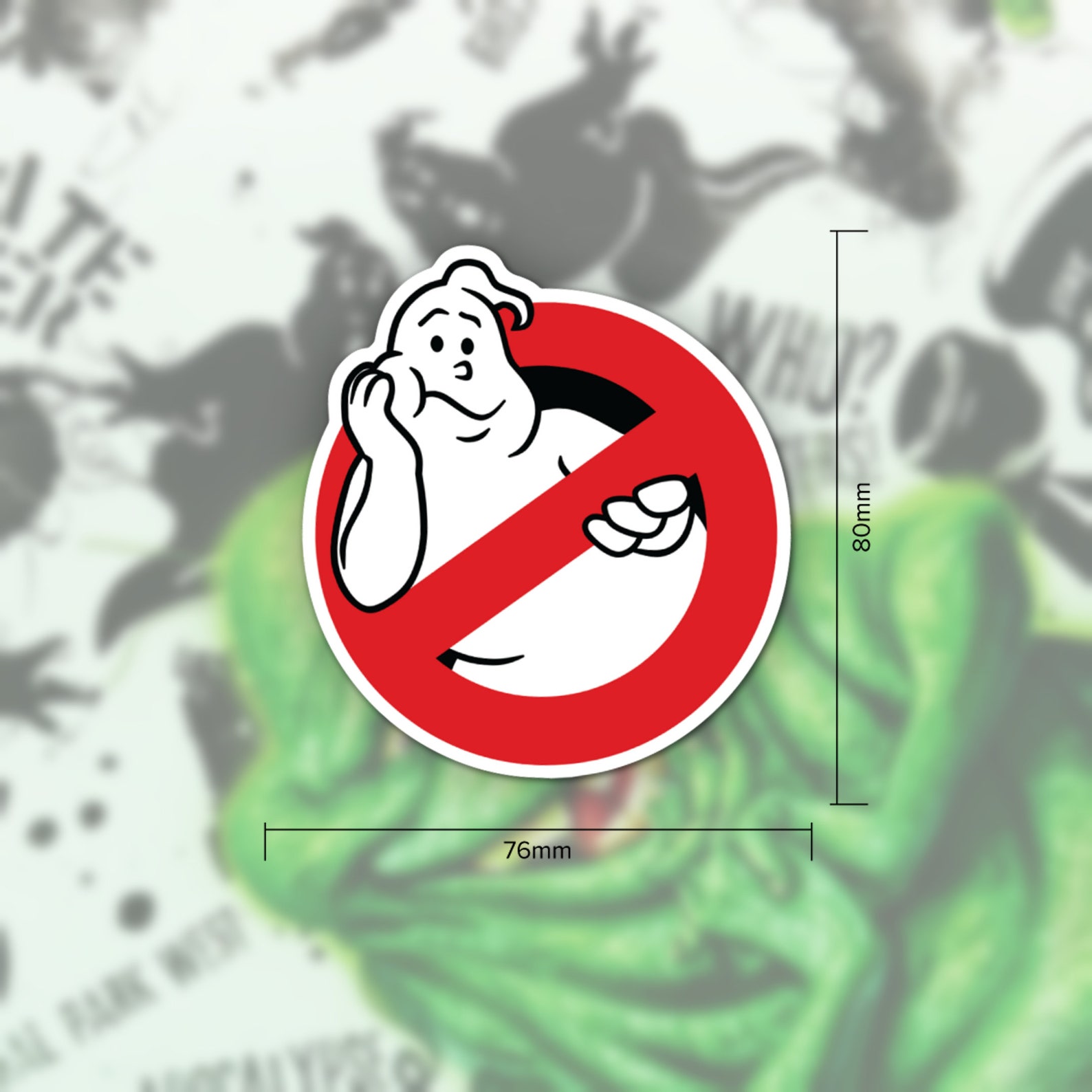 Real Ghostbusters Logo Sticker Pack sawing Bored & Upside - Etsy