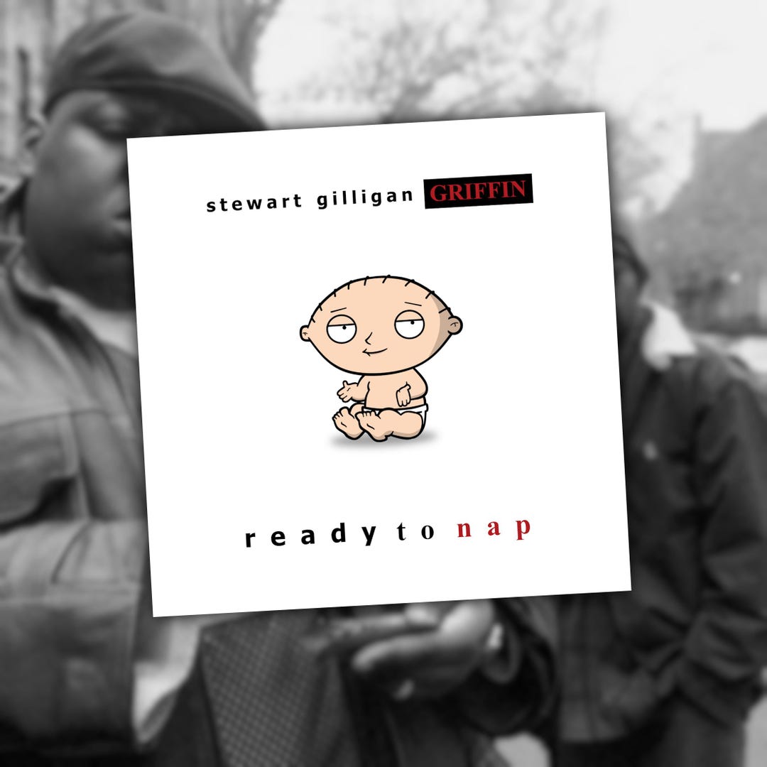 Notorious BIG X Family Guy Album Art Mash-up Print - Etsy