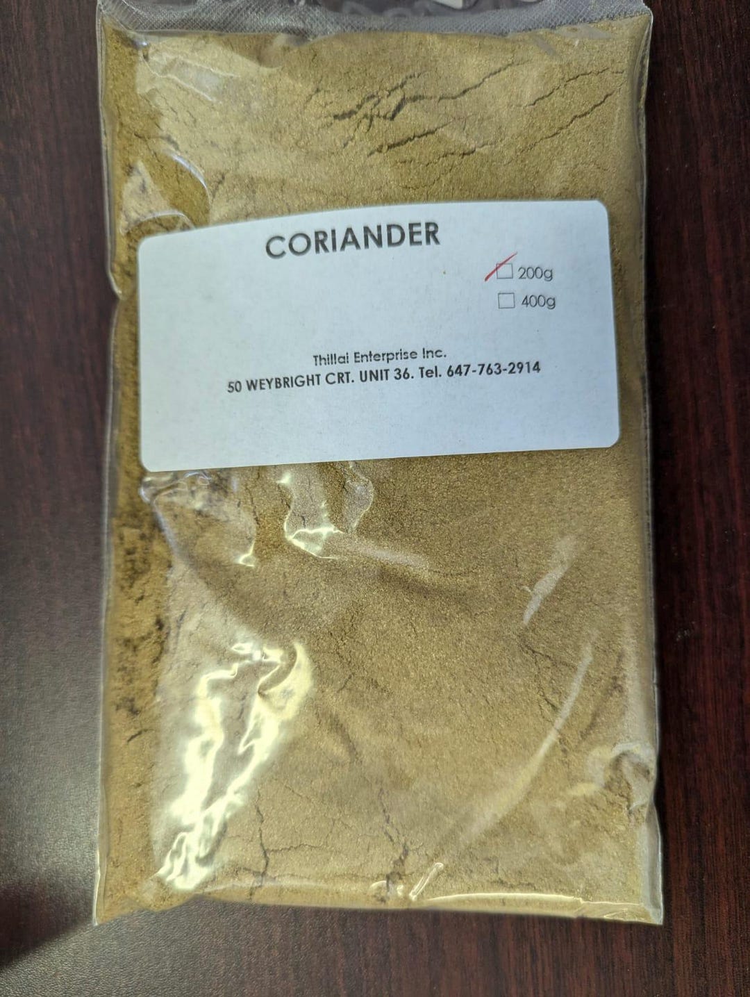 Fresh Coriander Powder Ground in Canada 100g - Cooking - Rich Flavor ...