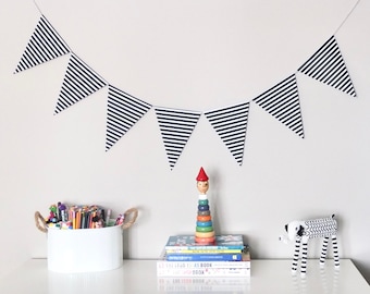 Black White Banner | Etsy