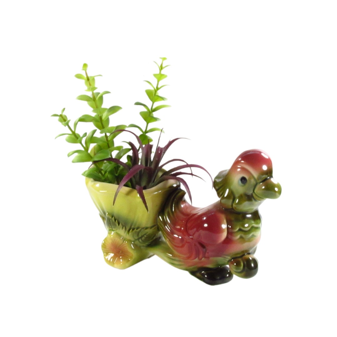 Vintage Hull Parrot Planter, Pink Bird Pottery, Made in the USA, #60 - Etsy