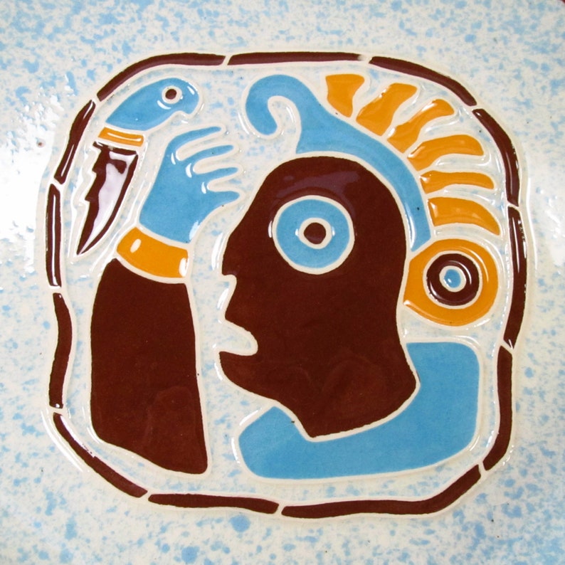 Vintage Ceramic Tribal Ashtray Legendware Sedona Trinket - Etsy