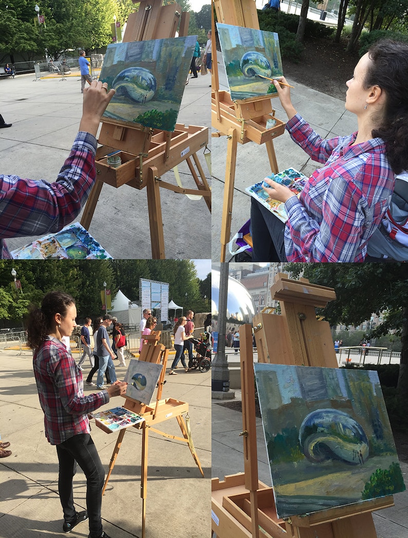 Madonna Della Strada - Original Plein Air Painting - Chicago Rogers ...