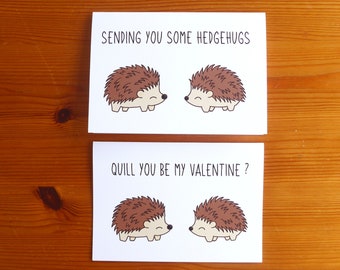 Hedgehog Pun Card - Etsy
