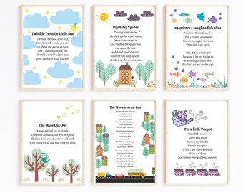 Nursery Rhyme Prints - Etsy