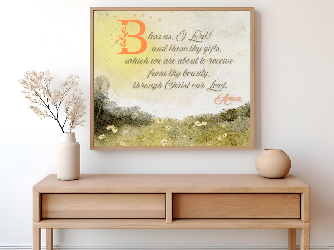 Prayer Before Meal, Grace Before Meal, Bless Us O Lord, Thanksgiving ...