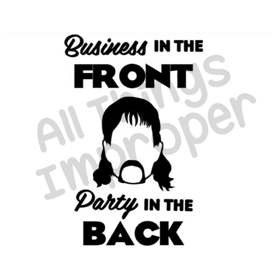 Mullet Svg File Mullet Cut File Mullet Hair Svg File Mullet - Etsy