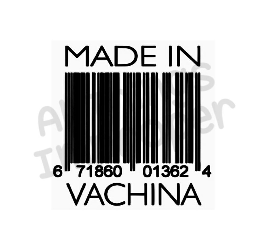 Made in Vachina Svg File, Made in Vachina Cut File, Vagina Svg File ...
