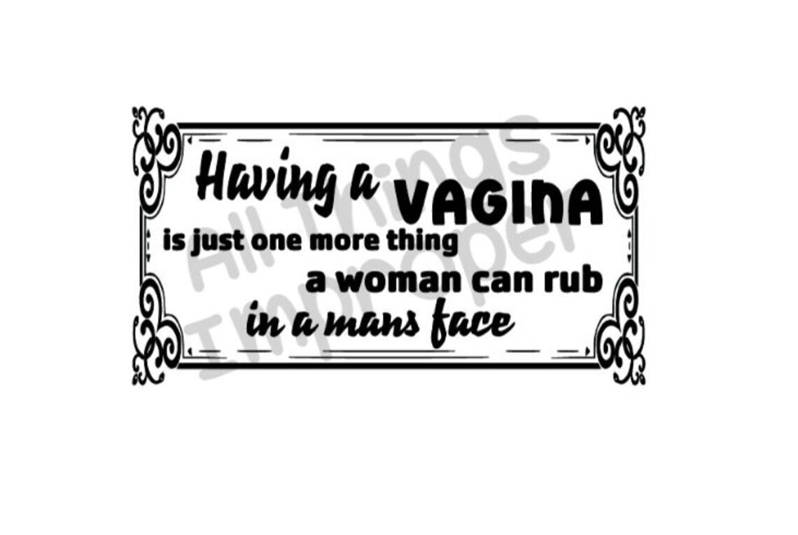 Vagina Svg File Vagina Cut File Inappropriate Svg File - Etsy