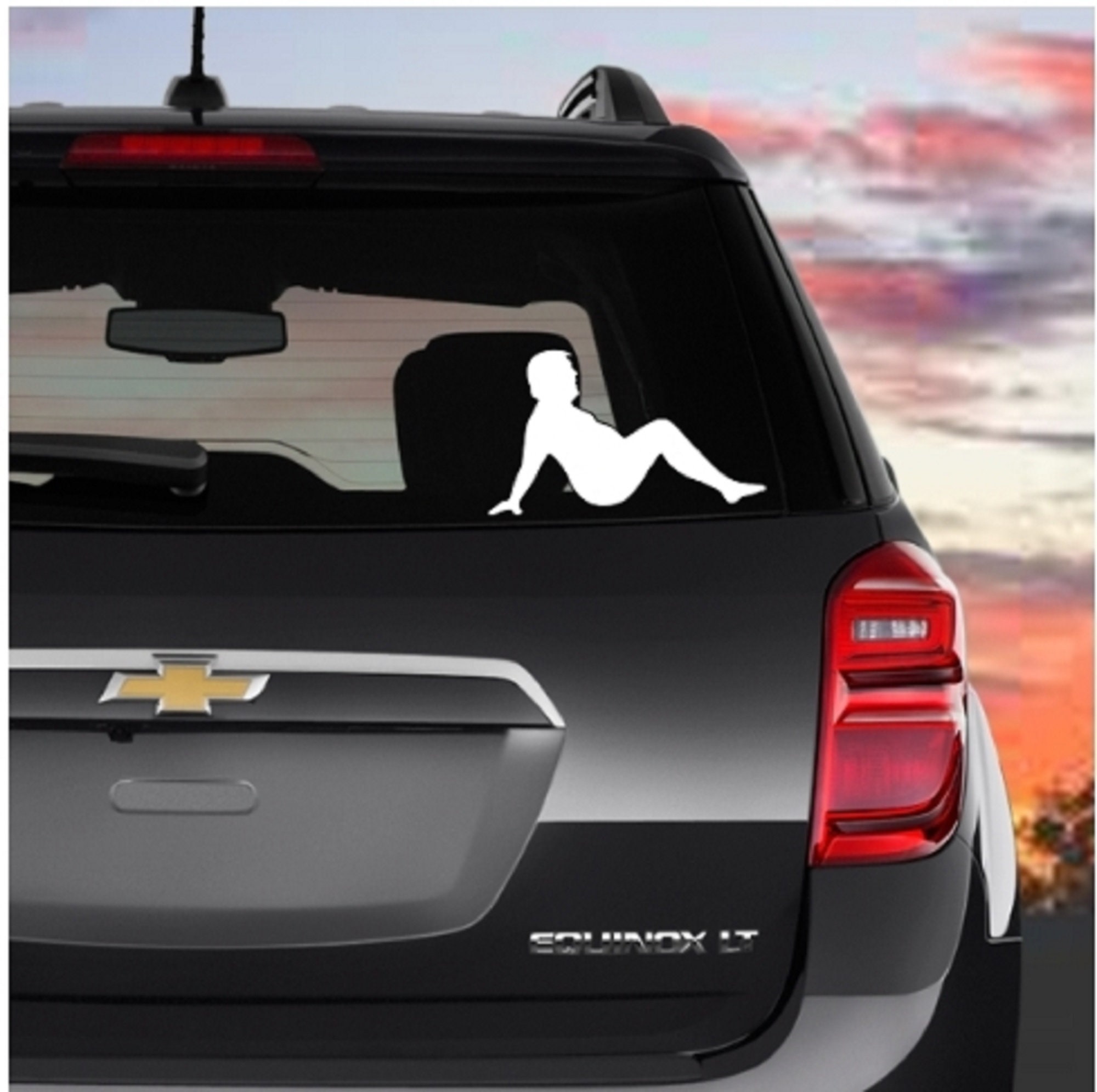 Fat Man Sticker Car Decal Fat Man Car Decal Window Decal | Etsy Canada