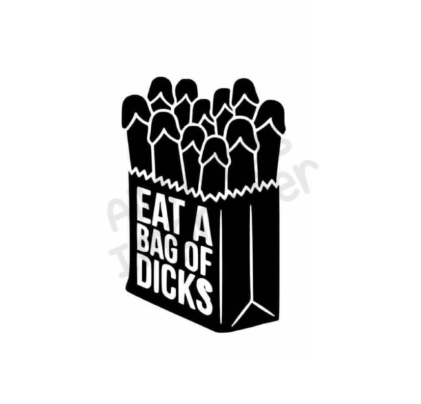 Eat a Bag of Dicks Svg Bag of Dicks Svg Offensive Svg - Etsy Ireland