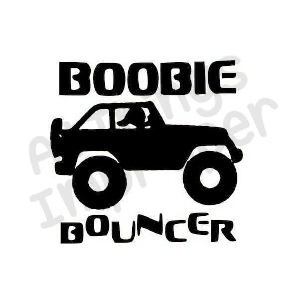 Boobie Bouncer Svg - Etsy