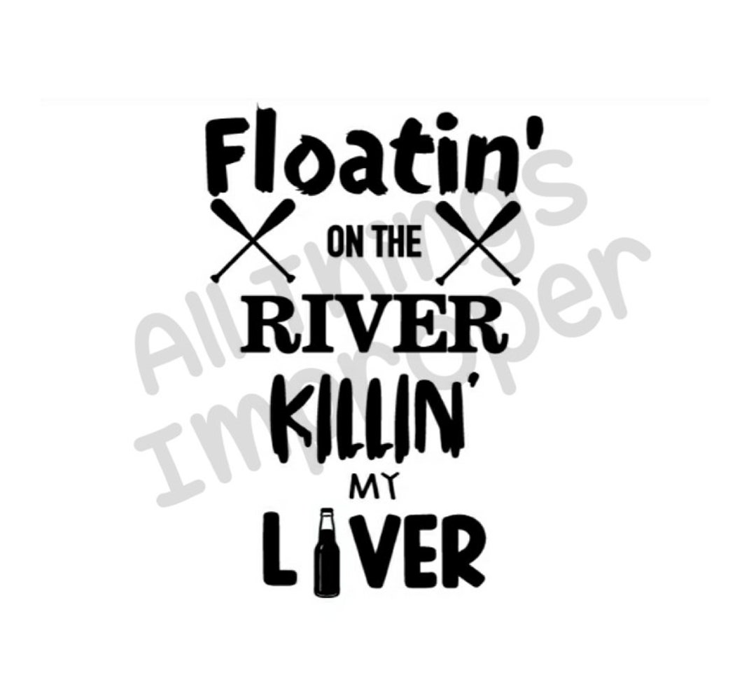 River Svg File, River Floating Svg File, River Floating Cut File, River ...