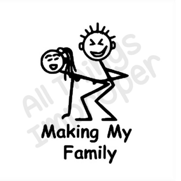 Naughty Stick Figure Etsy