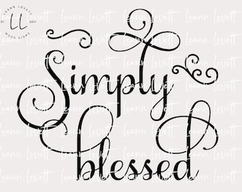 Blessed Script Font | Etsy