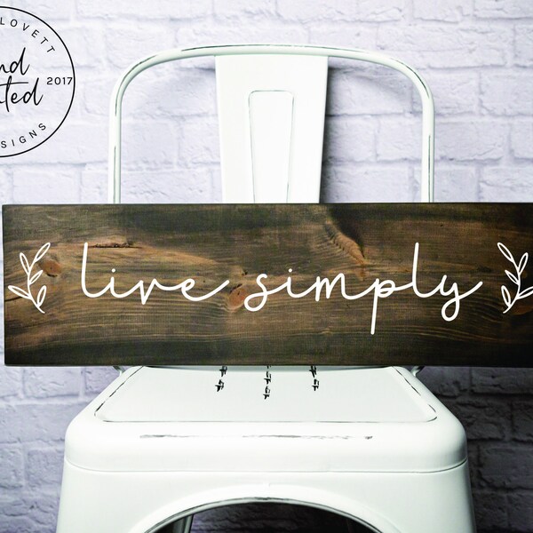 Live Simply - Etsy