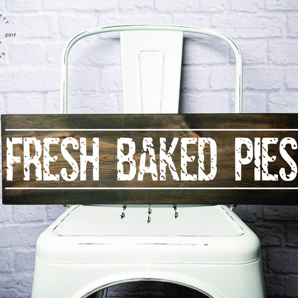Fresh Baked Pies Sign - Etsy
