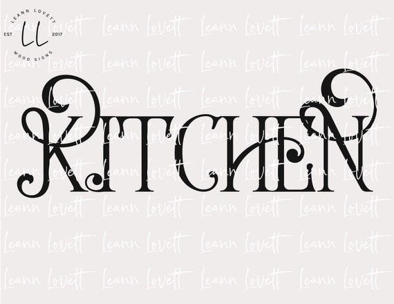 Vintage Kitchen SVG File Farmhouse Kitchen Sign Svg - Etsy