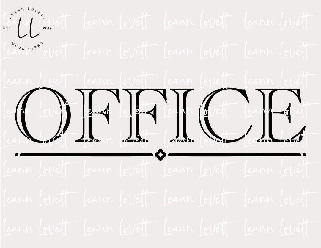 Office SVG Digital Download Home Office SVG Office Decor - Etsy