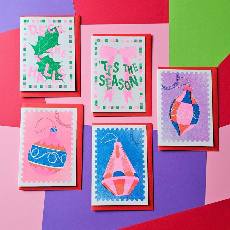 Riso Greeting Card Pack - Etsy UK
