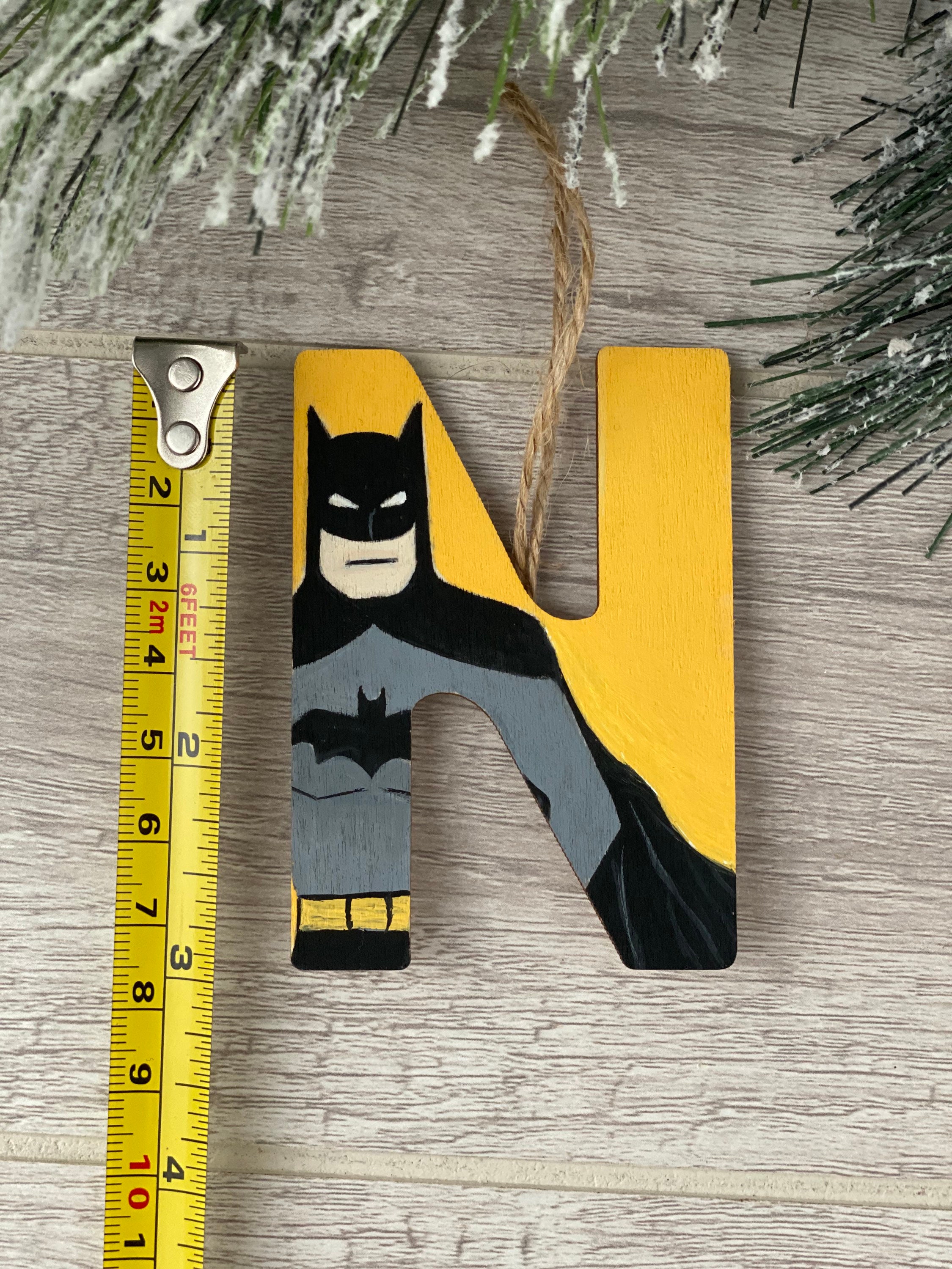 Batman Themed Letter N - Etsy