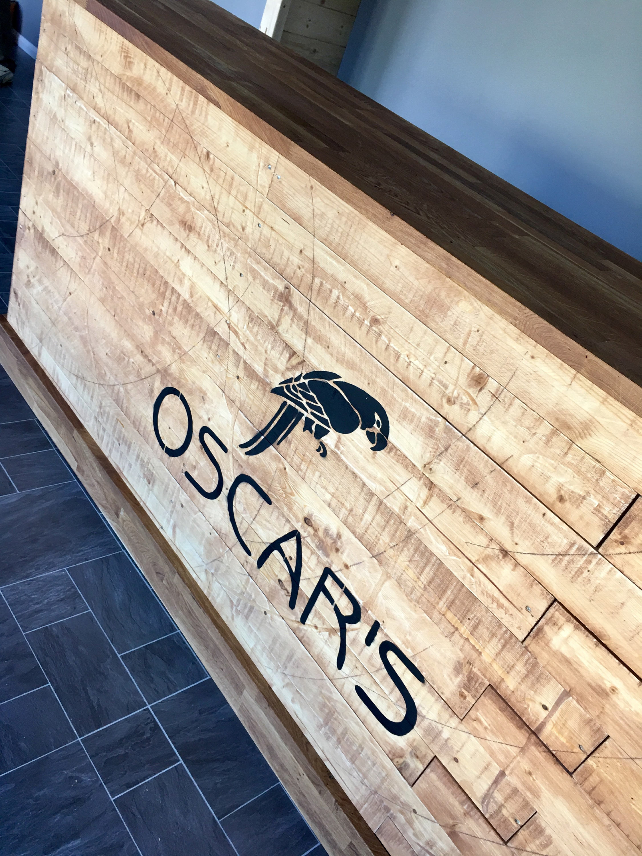 Solid Oak Counter Home Bar Commercial Bar. Perfect for Use - Etsy UK