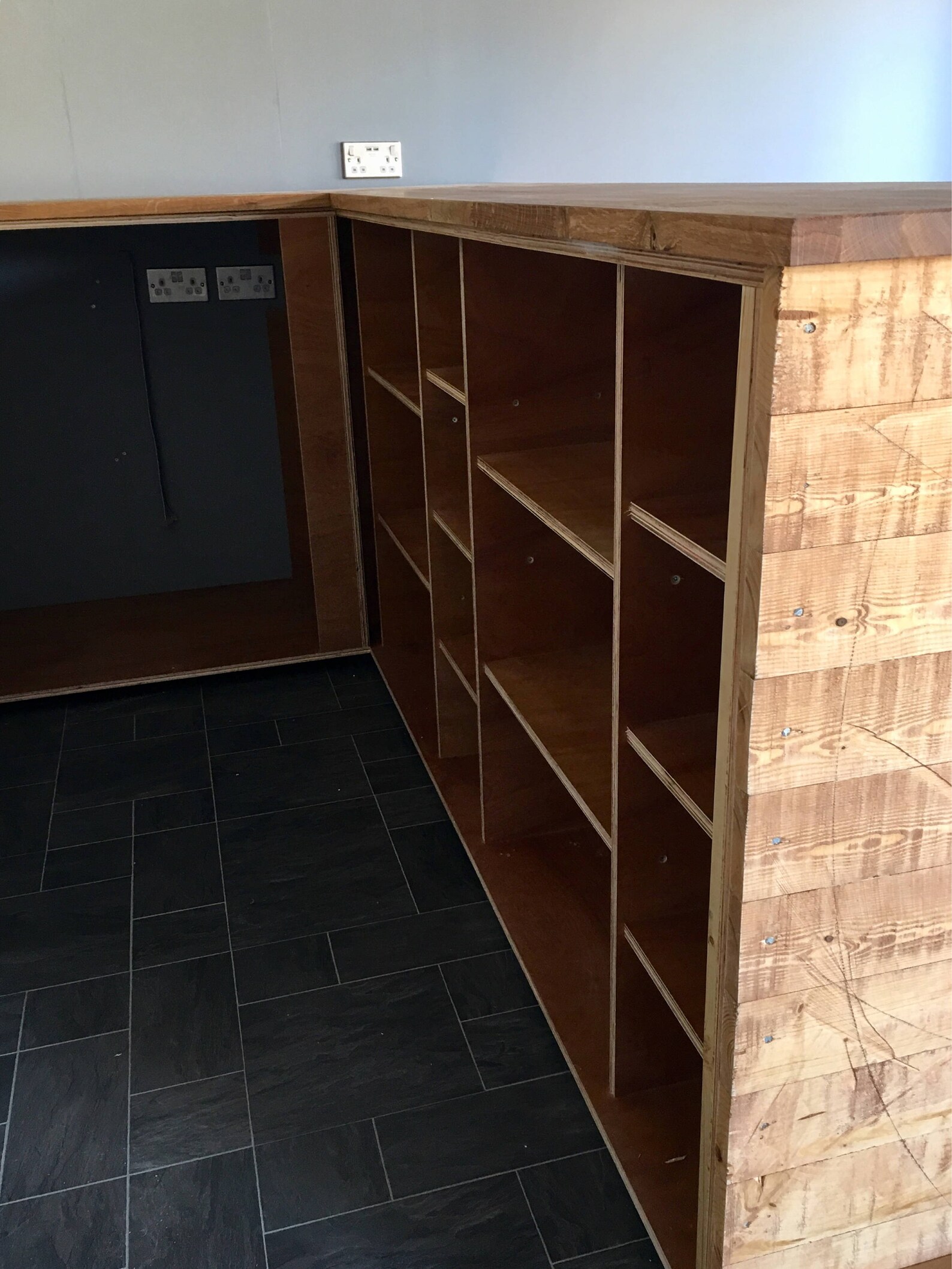 Solid Oak Counter Home Bar Commercial Bar. Perfect for Use - Etsy UK