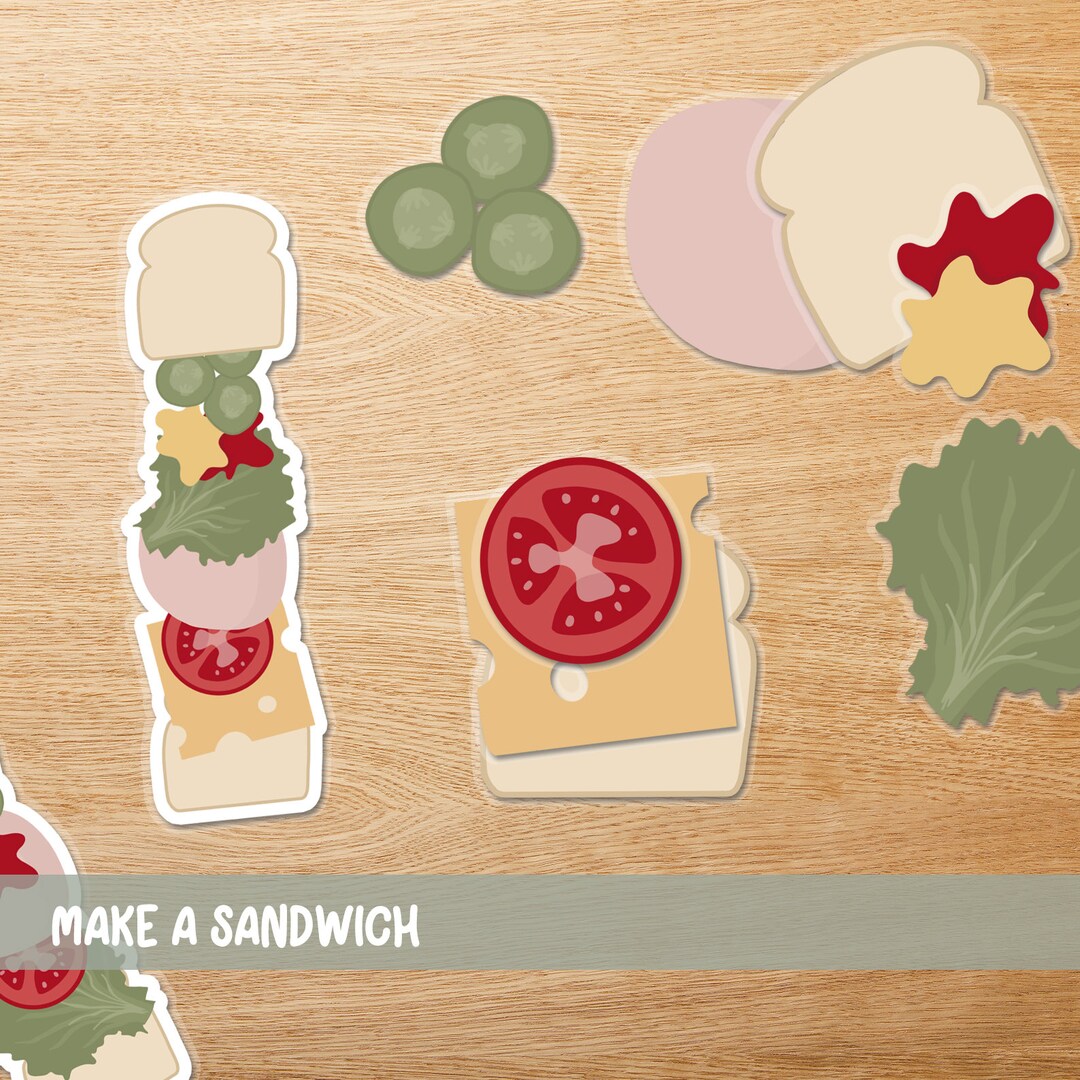 Make A Sandwich in Order Activity | Printable Download - Etsy