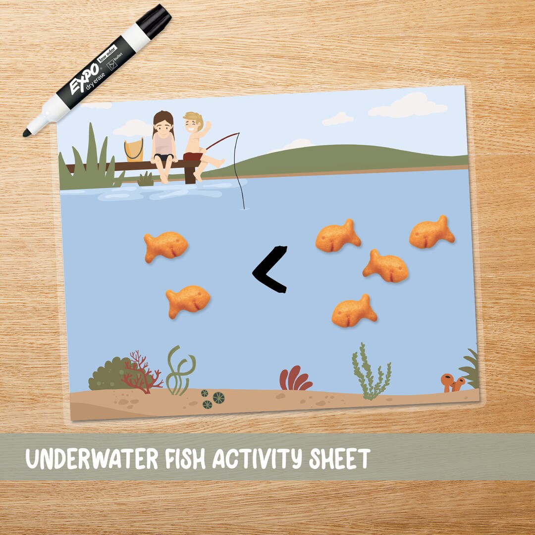 Underwater Fish Activity Sheet Printable Download Math and Imagination ...