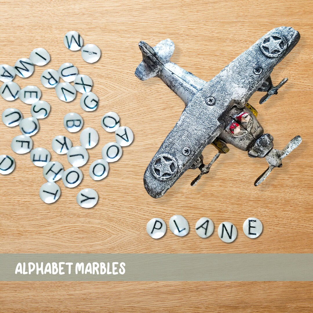 Alphabet Marbles Printable Download - Etsy