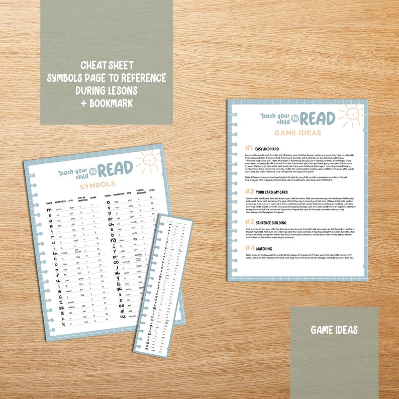 Teach Your Child to Read in 100 Easy Lessons Flashcards : FULL - Etsy