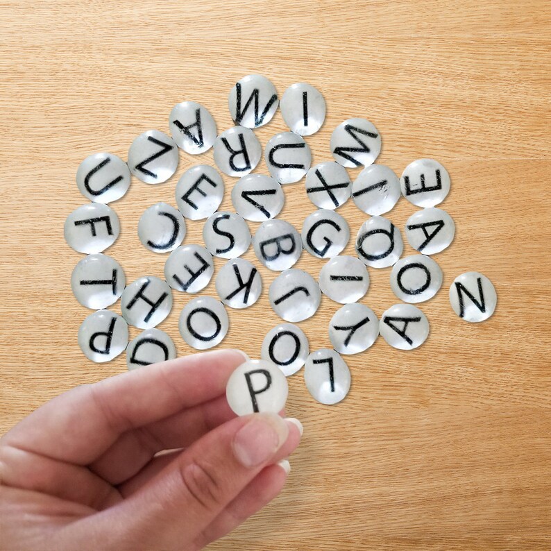 Alphabet Marbles Printable Download - Etsy