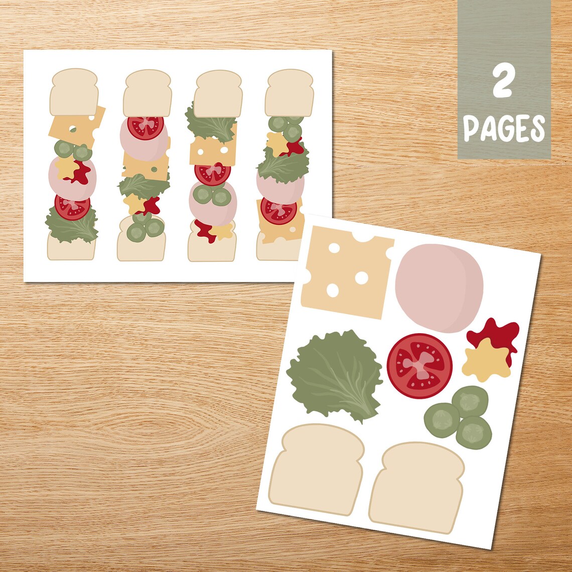 Make A Sandwich in Order Activity | Printable Download - Etsy