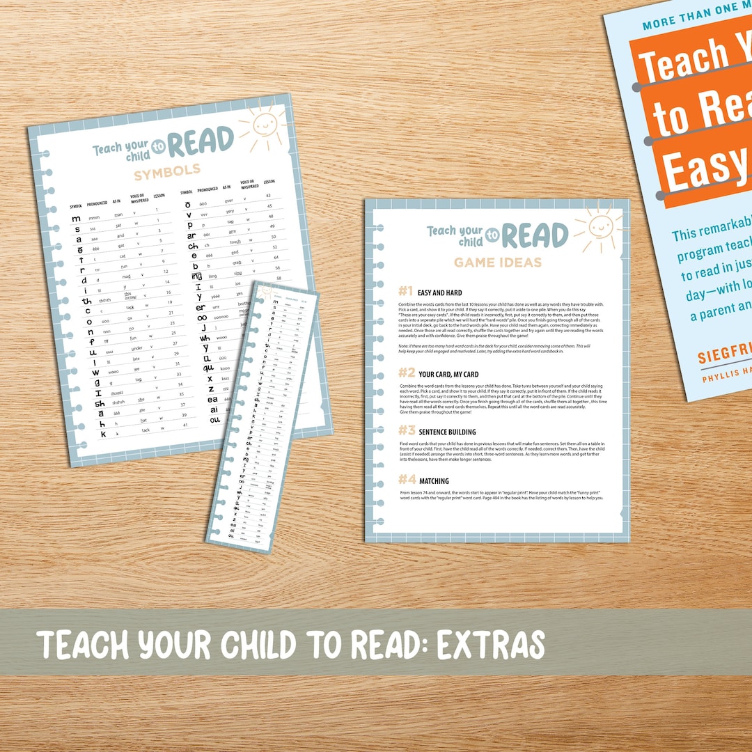 Teach Your Child to Read in 100 Easy Lessons : Extras - Etsy