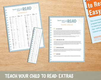 Flashcards Teach Your Child to Read in 100 Easy Lessons - Etsy