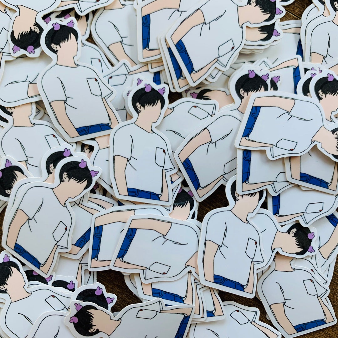 BTS Jungkook in a Cooky Headband Inspired Weather / Scratch Proof Vinyl ...