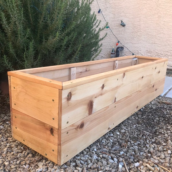 Red Cedar Planter - Etsy