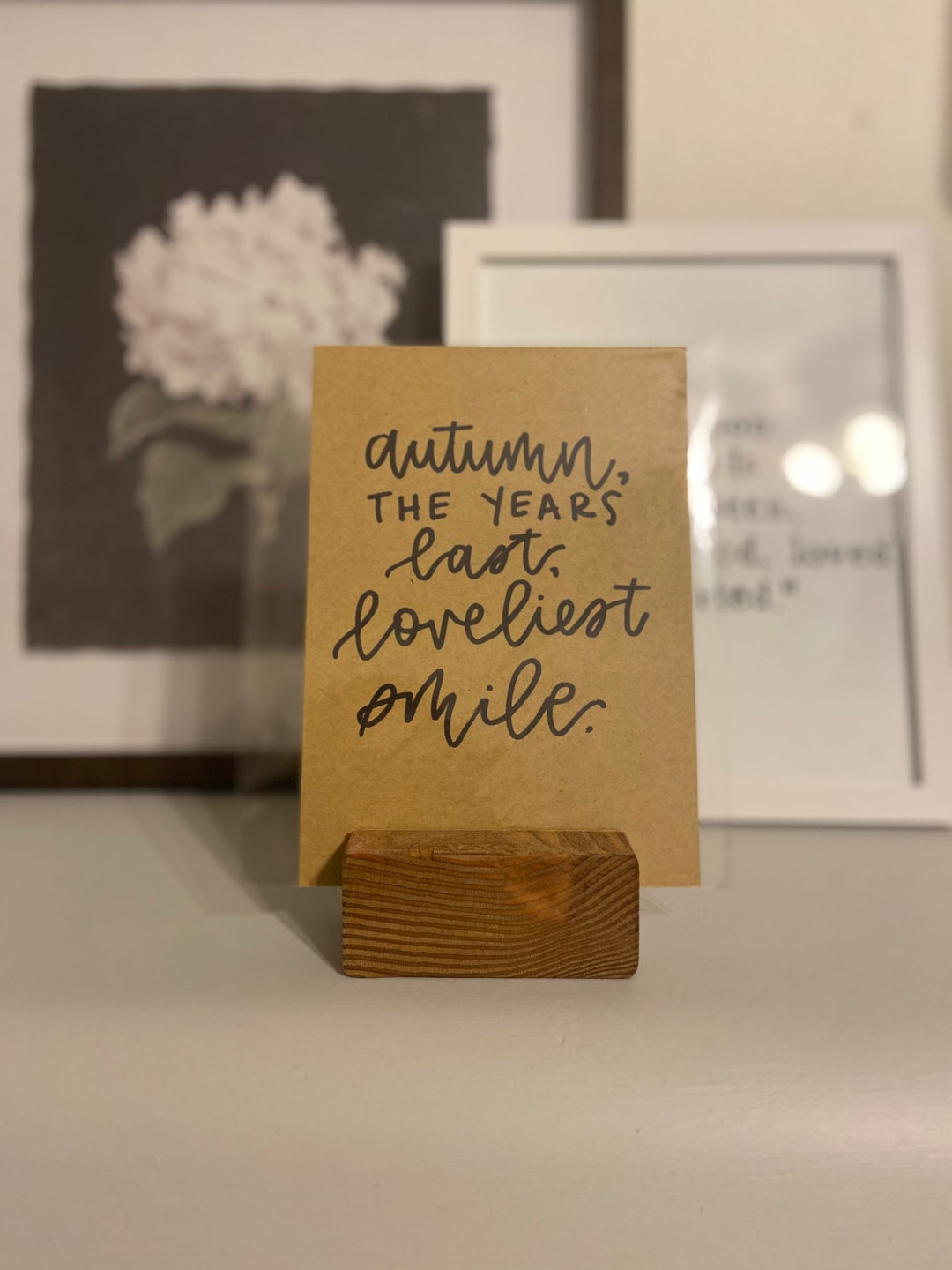 Wood Block Frame - Etsy