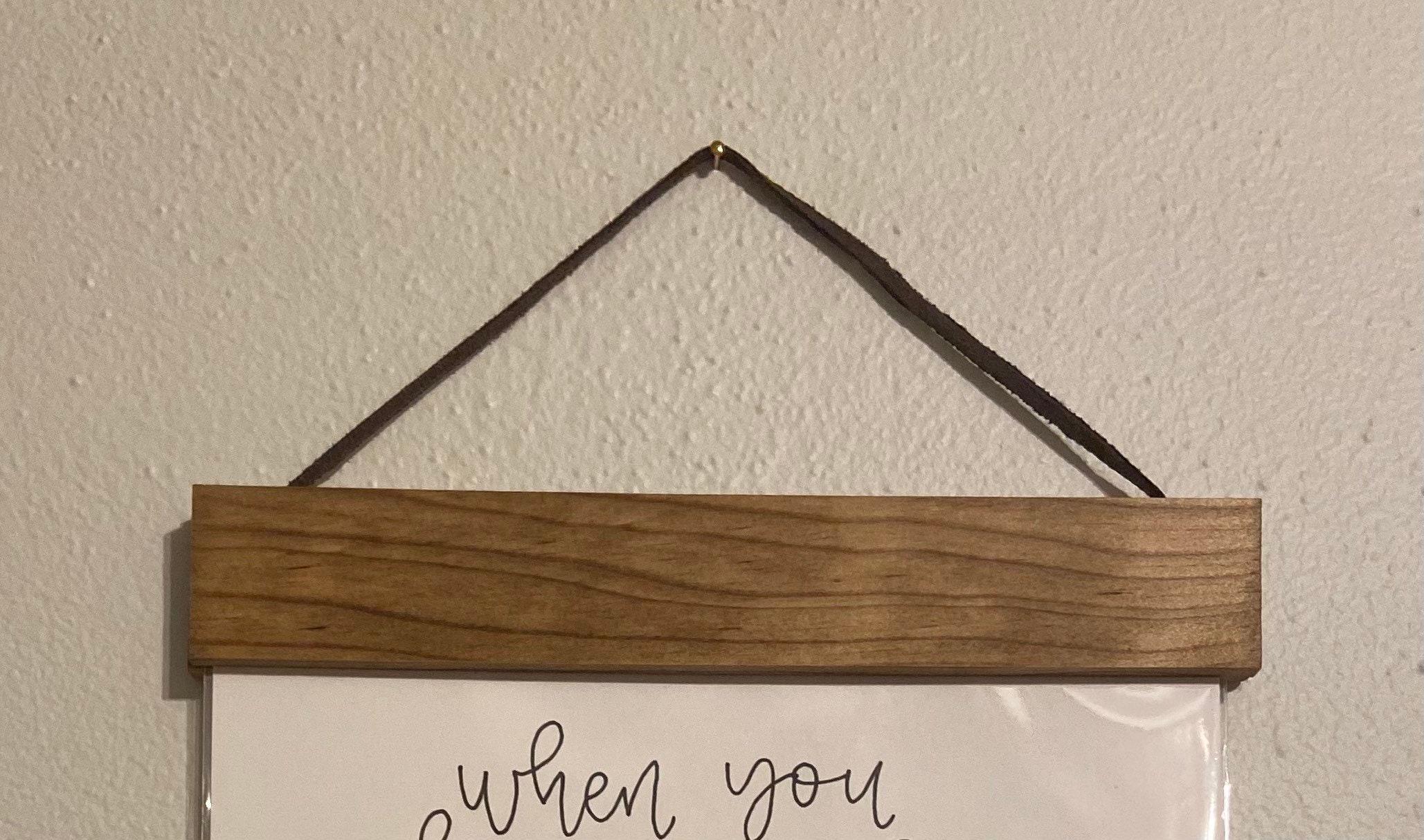 Hanging Wood Frame - Etsy